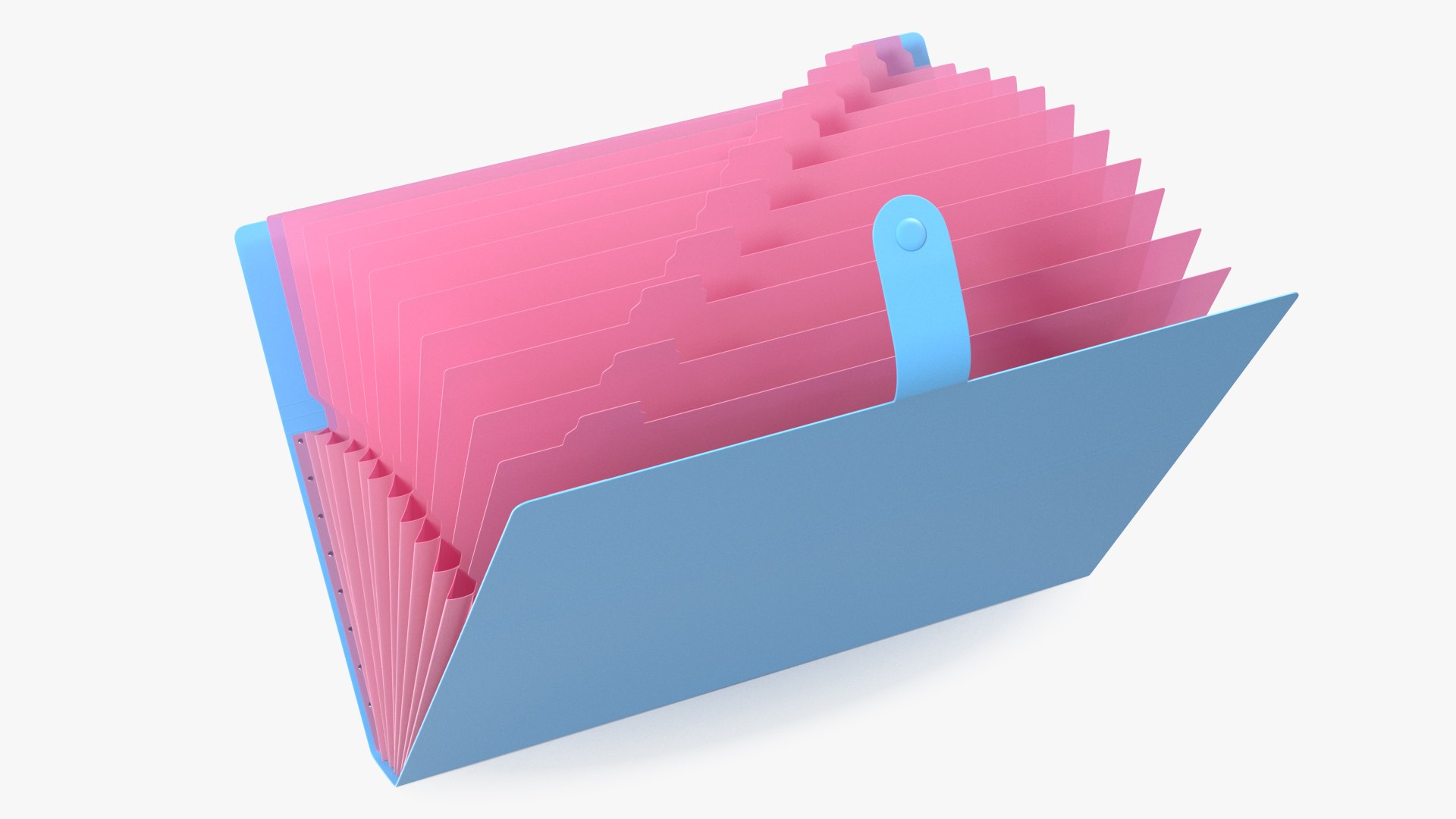 3D Model Expanding File Folder Open Pink - TurboSquid 1804862