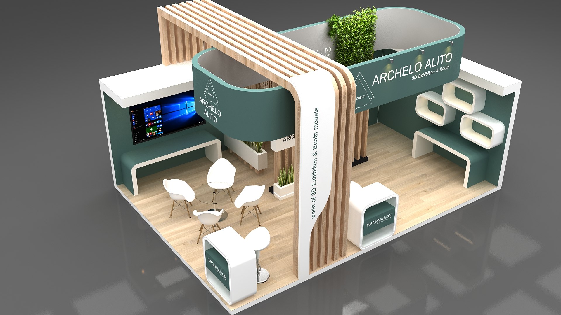 3D Exhibition Stall - TurboSquid 2517992