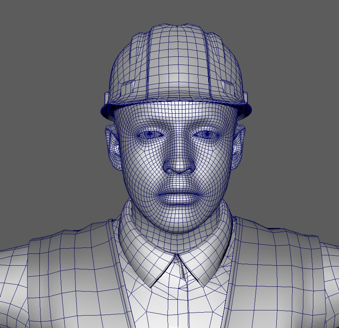 3D Worker Character Rigged Animated - TurboSquid 2058115