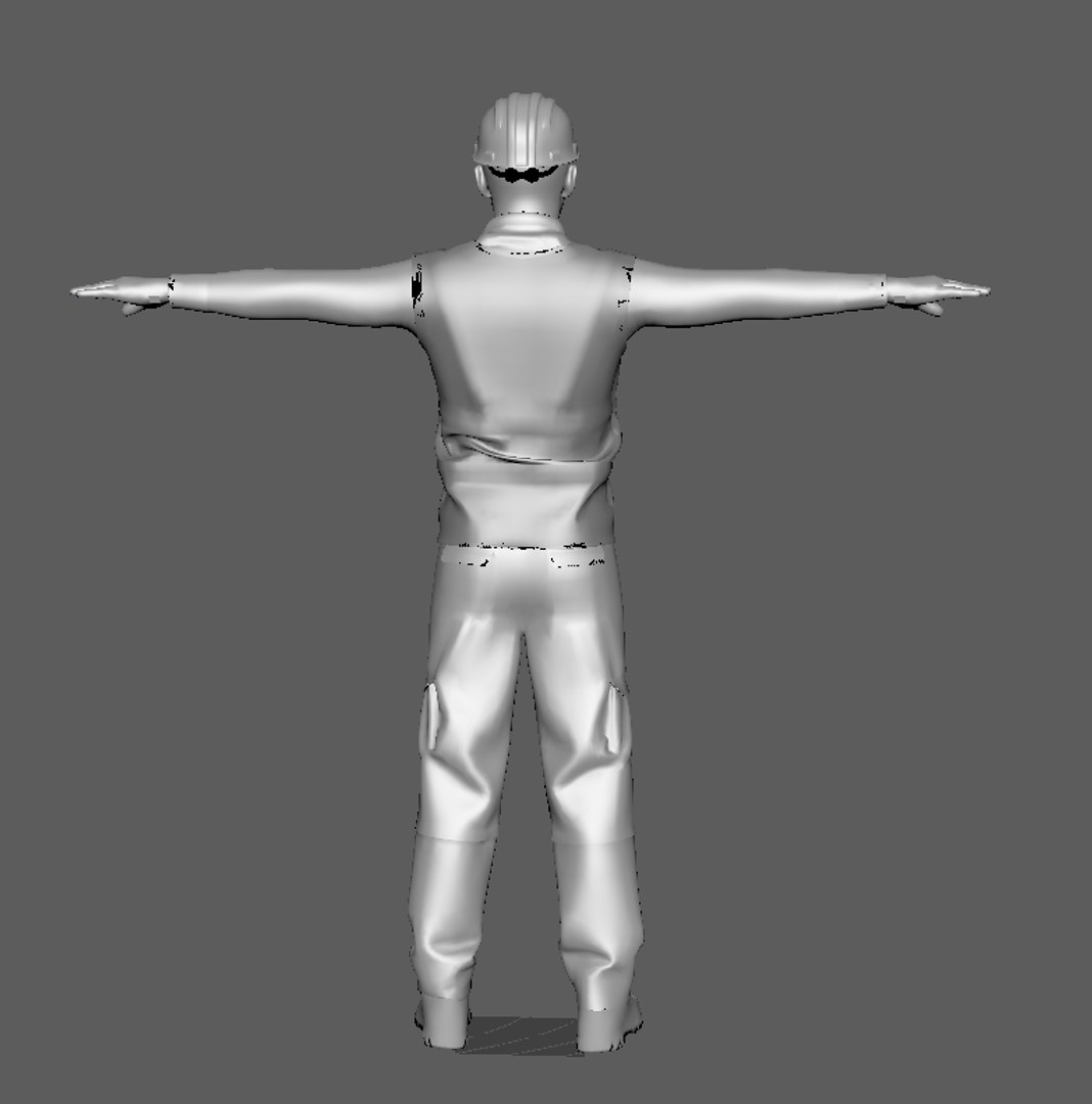 3D Worker Character Rigged Animated - TurboSquid 2058115