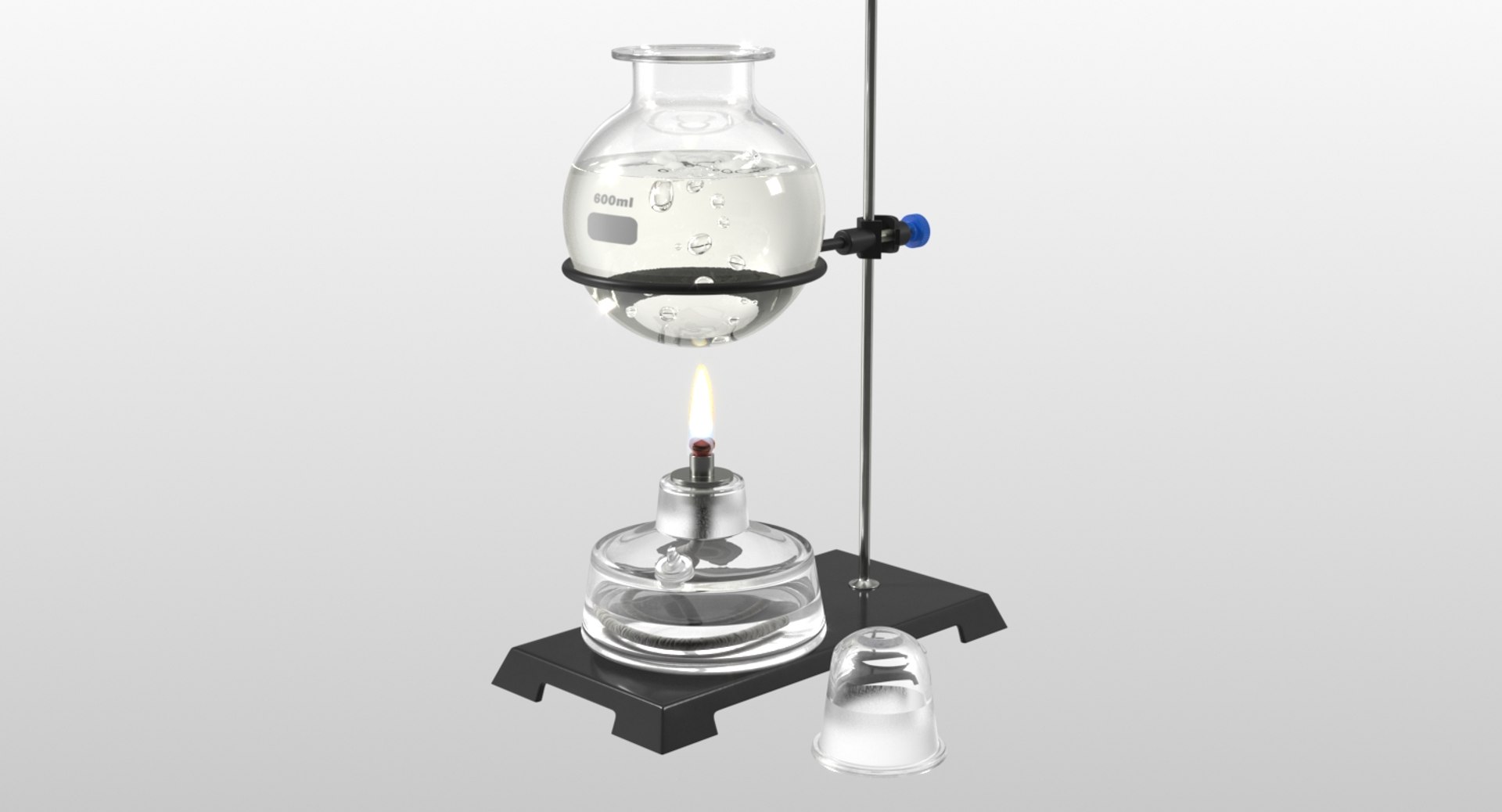 3D Realistic Boiling Liquid Flask - TurboSquid 1243899