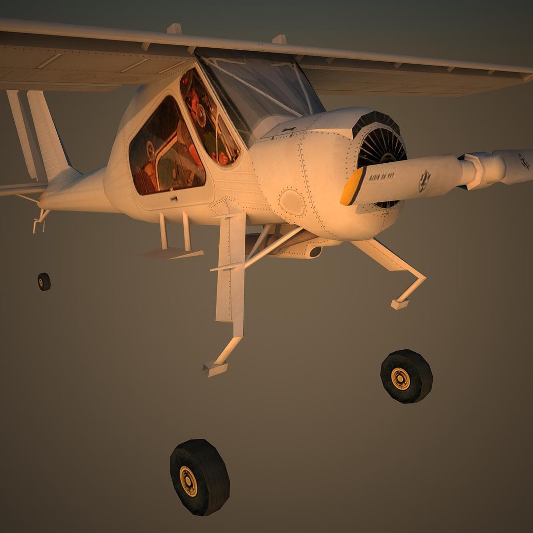 3d Model Of Wilga Air Low-poly