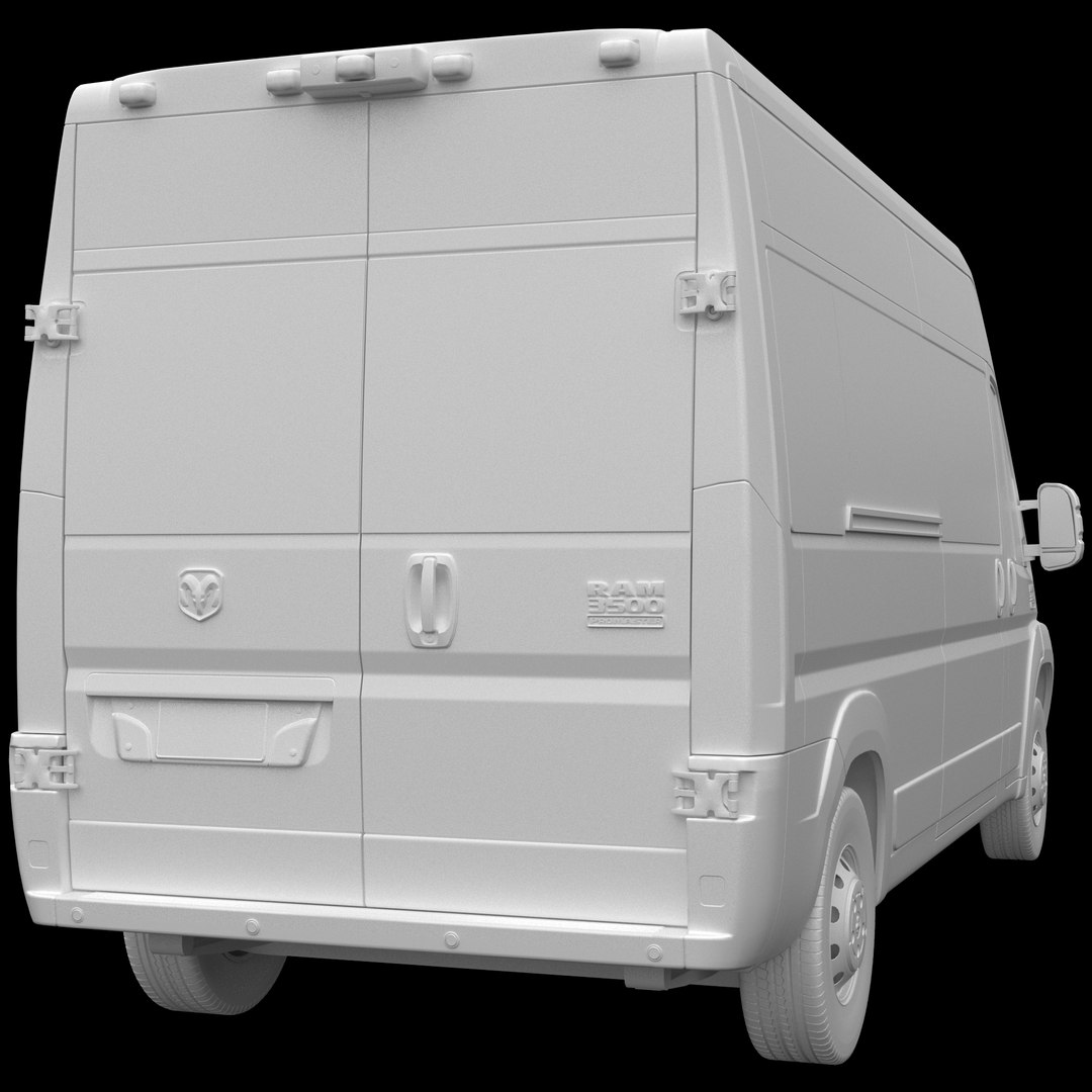 3D RAM PROMASTER 3500 Window Van 159 - TurboSquid 1806723