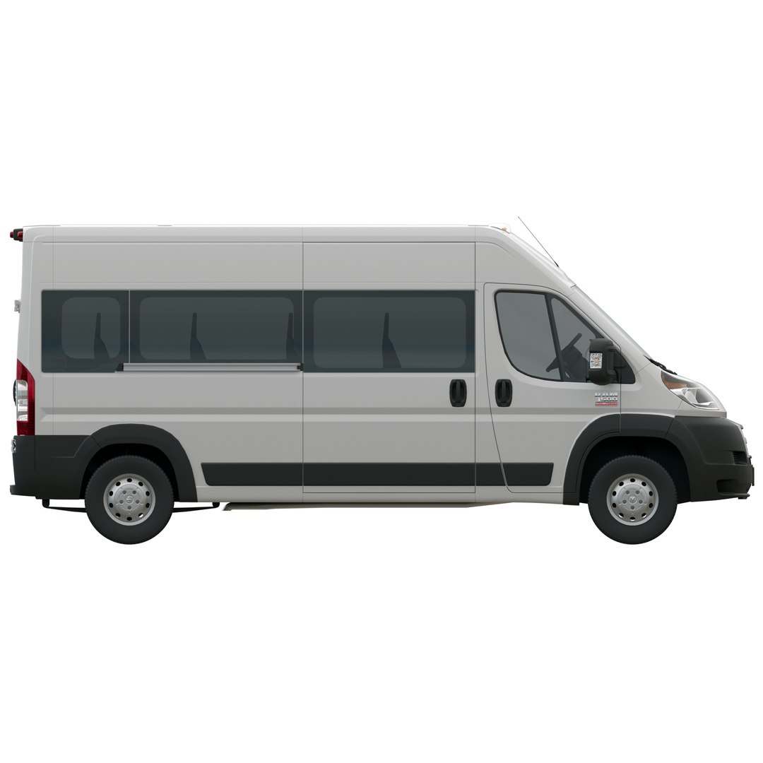 3D RAM PROMASTER 3500 Window Van 159 - TurboSquid 1806723