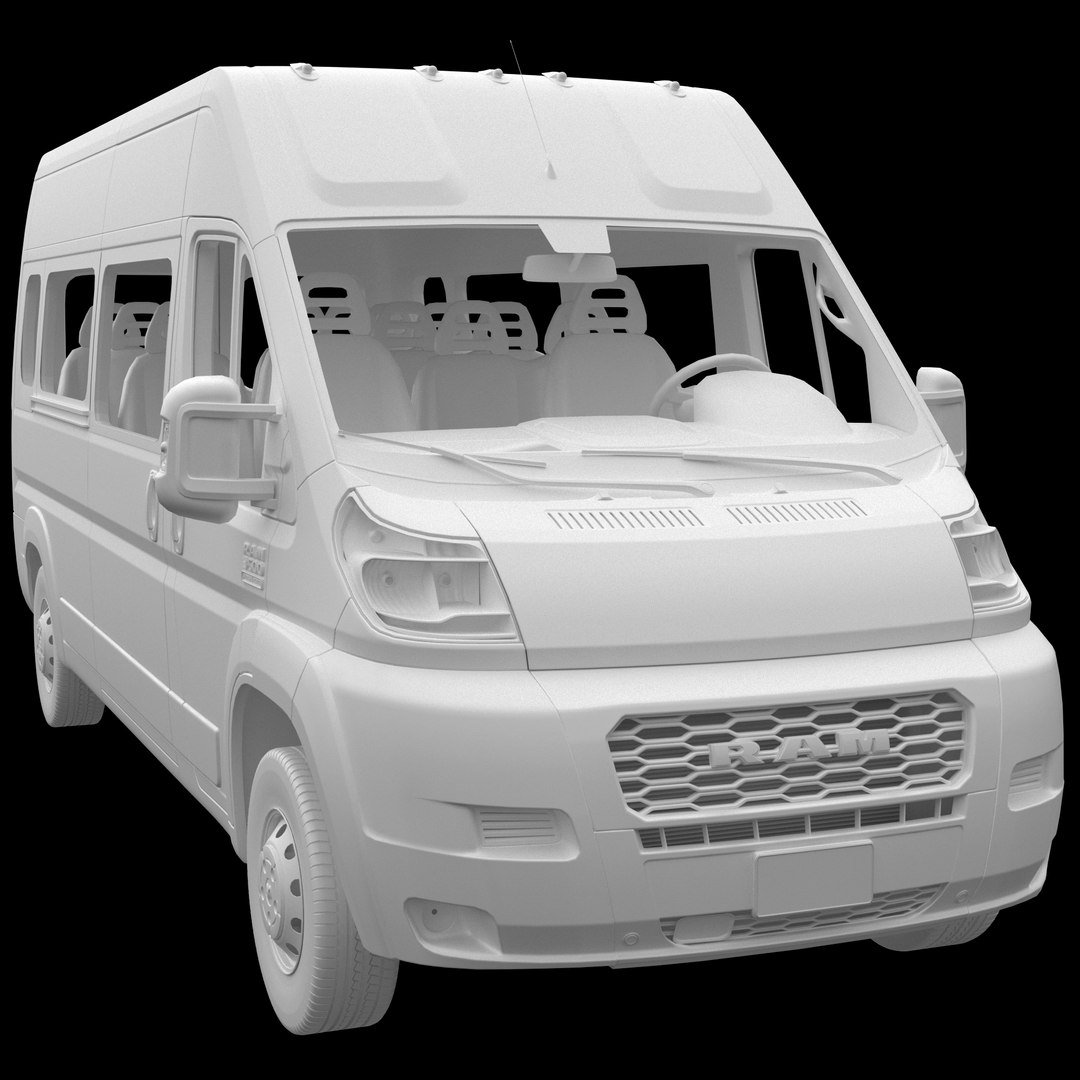 3D RAM PROMASTER 3500 Window Van 159 - TurboSquid 1806723