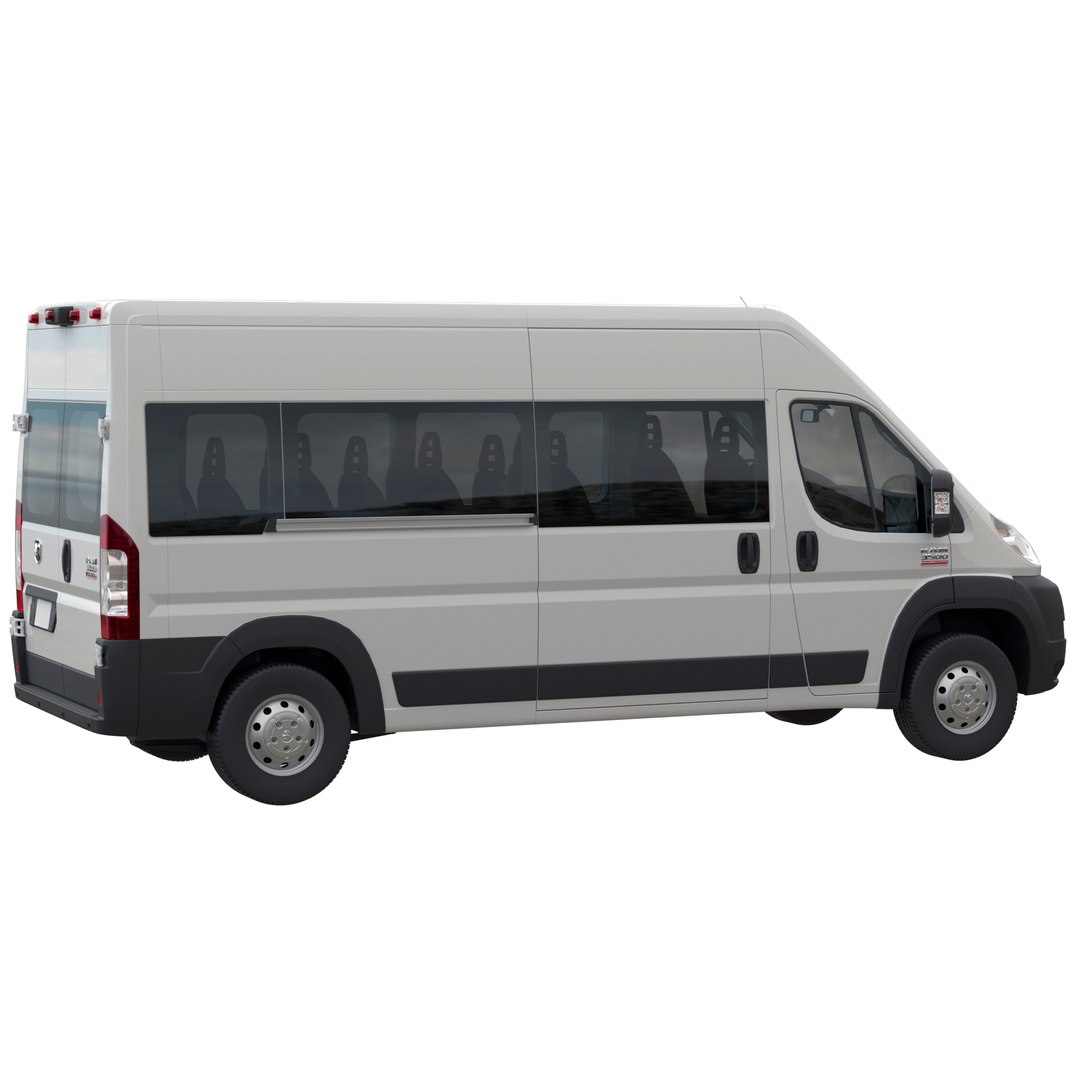 3D RAM PROMASTER 3500 Window Van 159 - TurboSquid 1806723