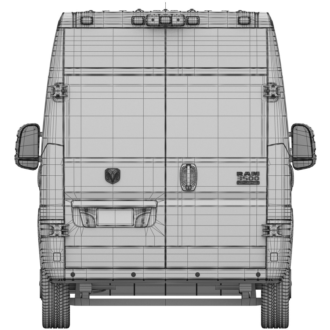 3D RAM PROMASTER 3500 Window Van 159 - TurboSquid 1806723