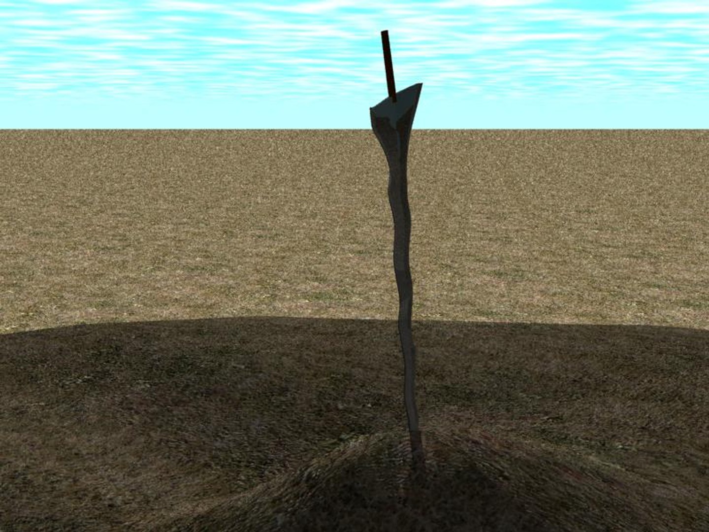 3d Model Of Keris Meteor