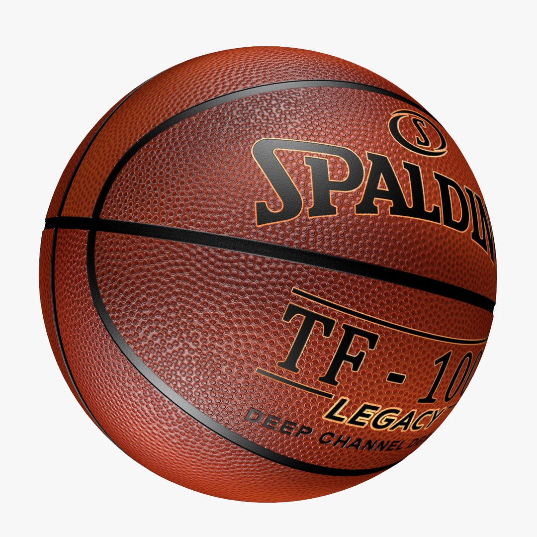 realistic basketball ball spalding max