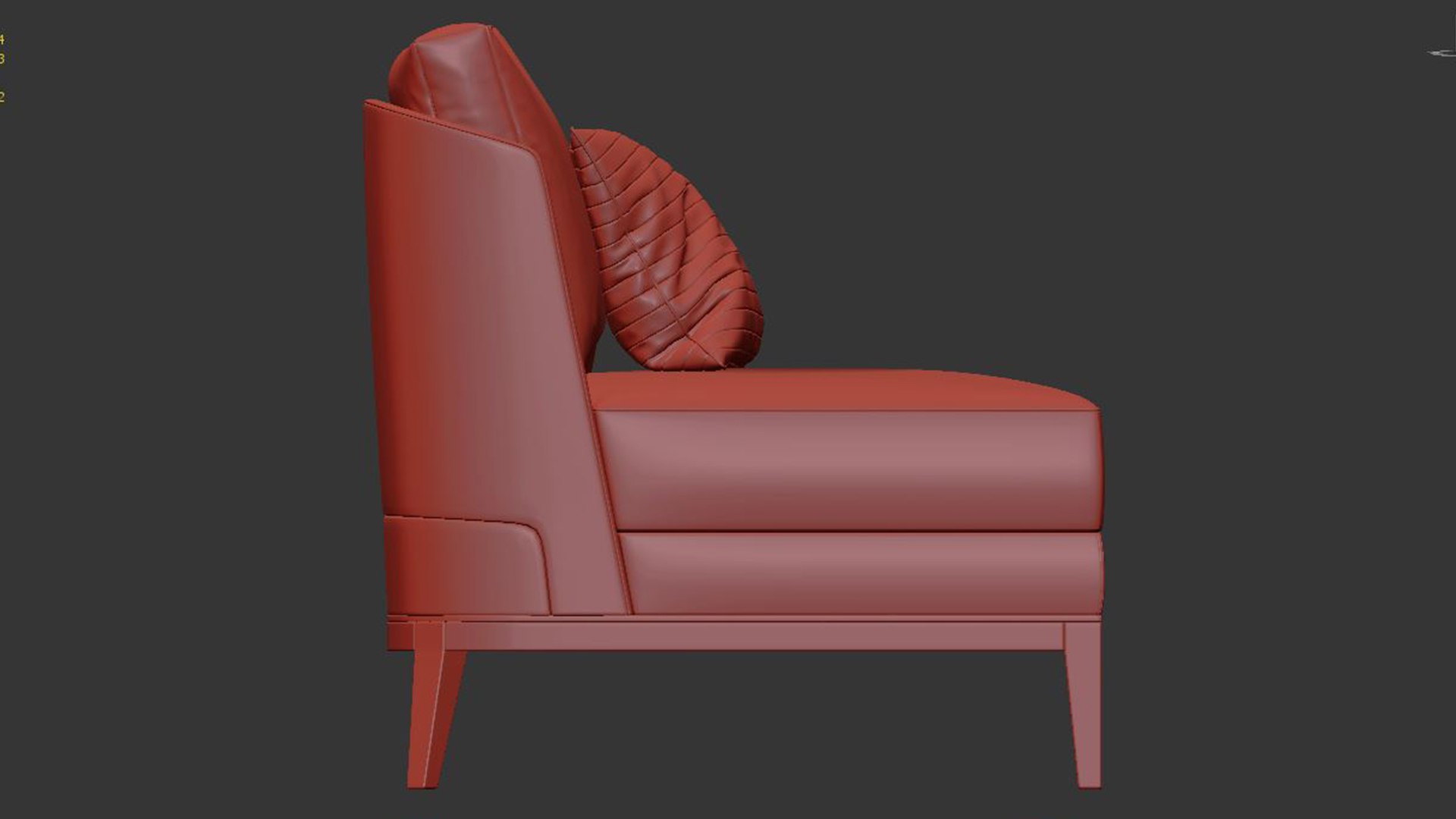 Arthur Armchair 3D Model - TurboSquid 2035495