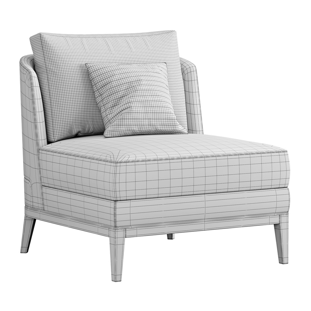 Arthur Armchair 3D Model - TurboSquid 2035495