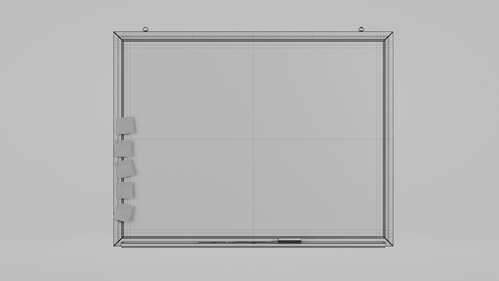 Customizable Wall-Mounted Greenboard - Rectangular Wooden Writing Board ...