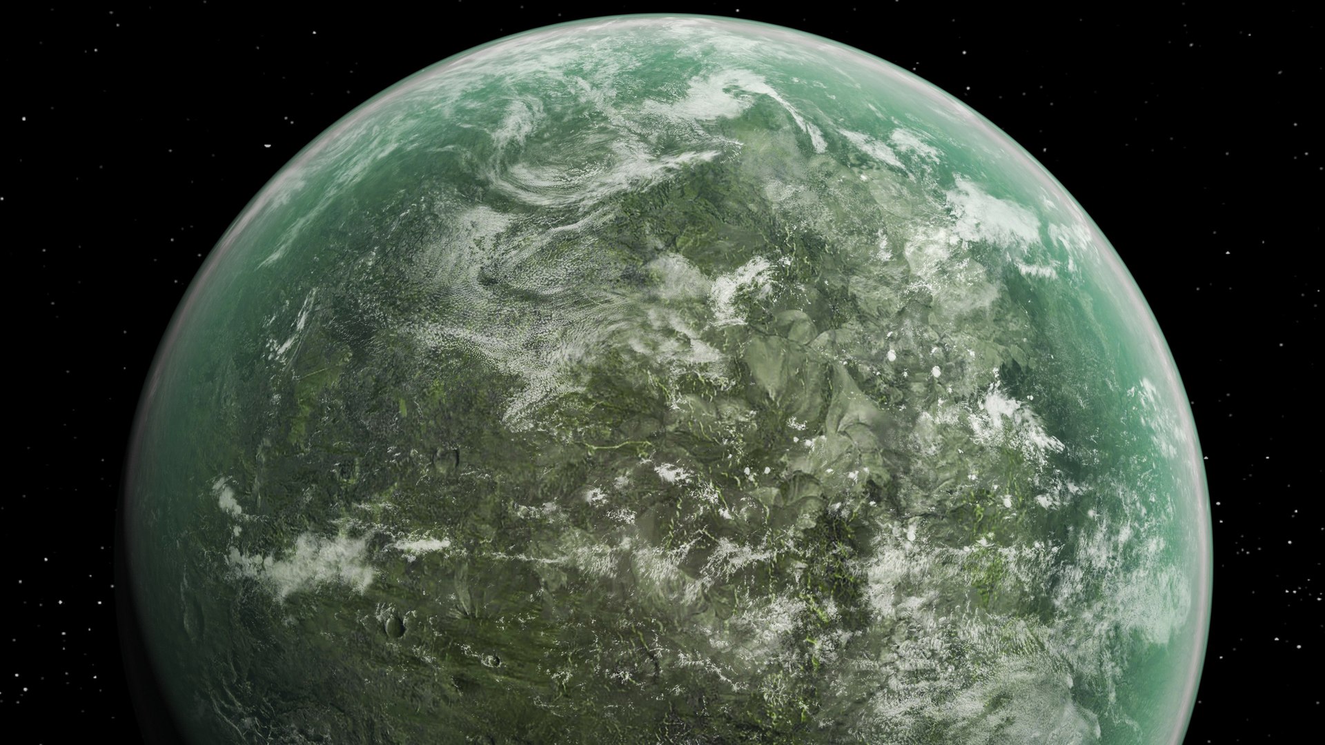 Alien Planet 3D Model - TurboSquid 2103451