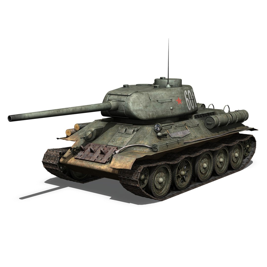 T-34 85 - Soviet 3d Model