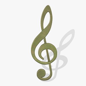 3D Treble Clef Models - Browse & Download Formats - TurboSquid