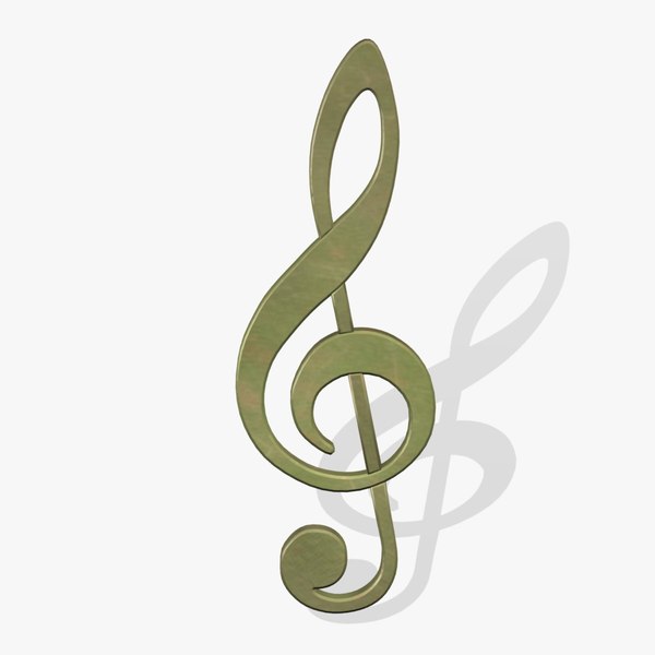 Treble Clef 3D Models for Download | TurboSquid
