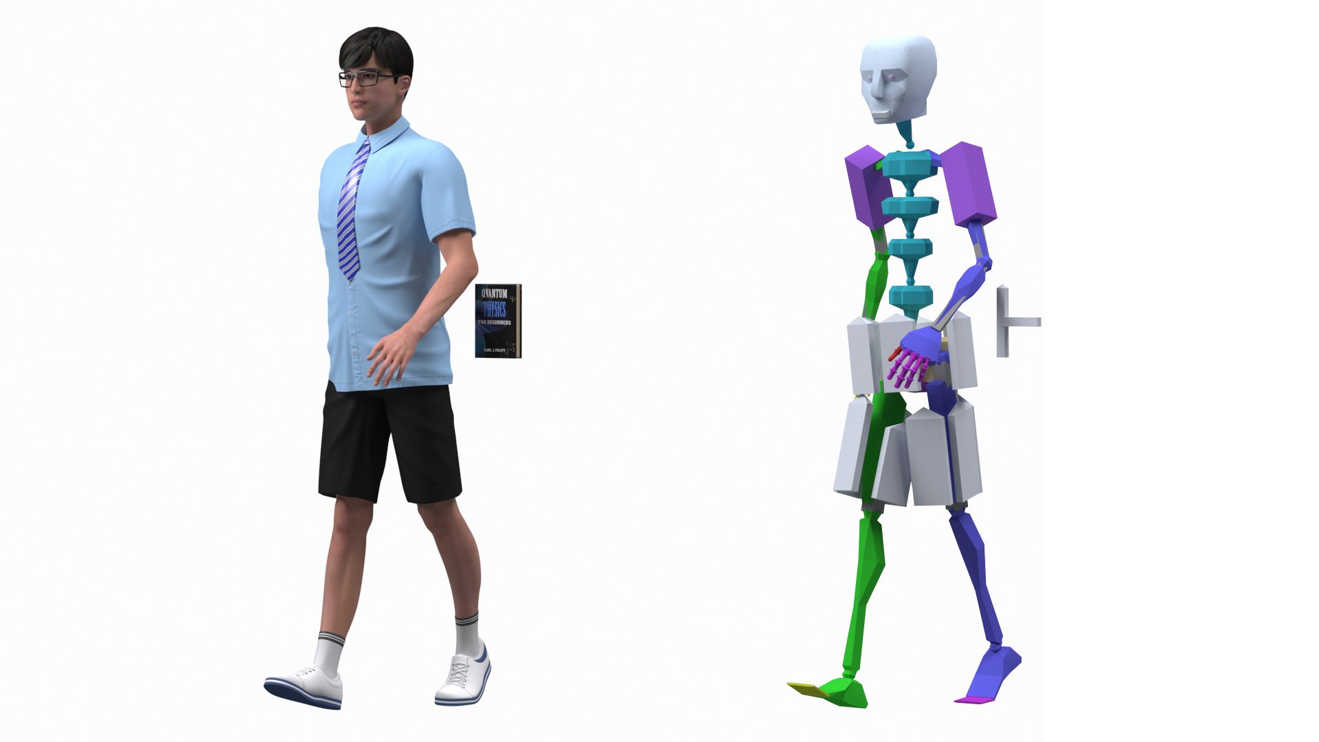 Chinese Schoolboy Rigged 3D - TurboSquid 1865754