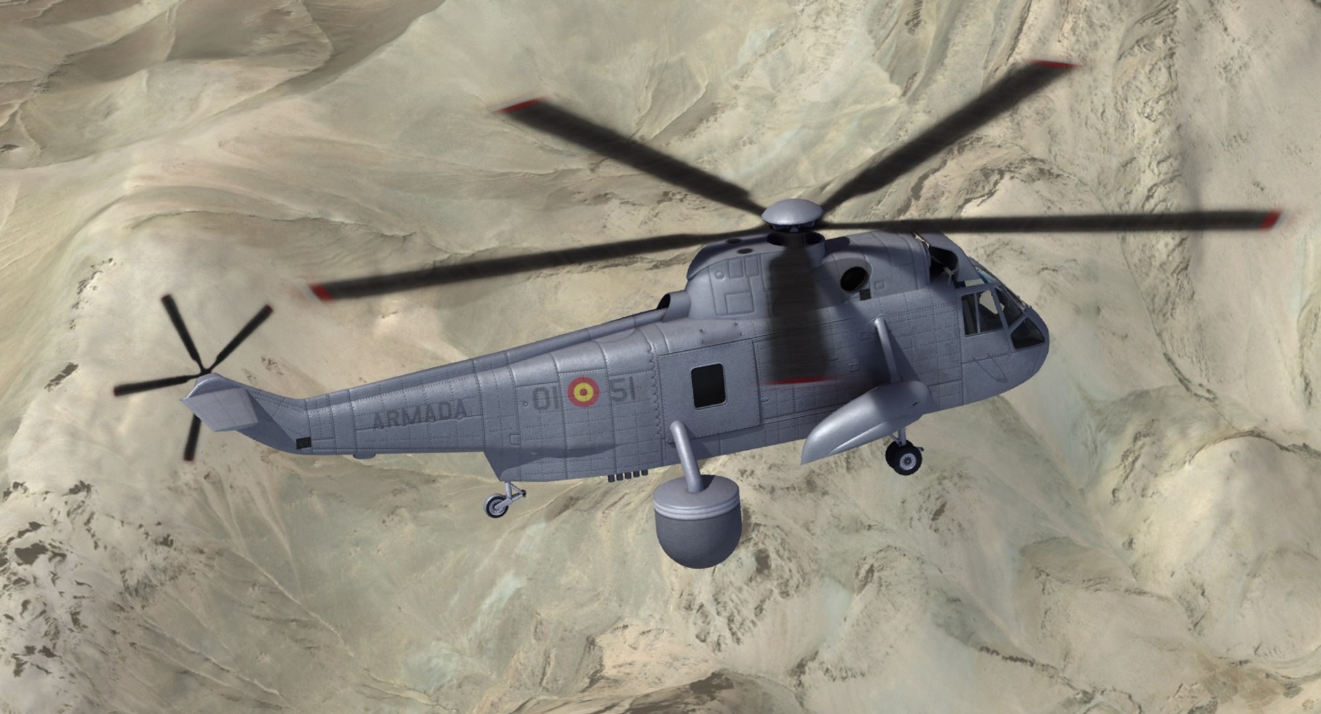 3d Model Sh-3d Sea King