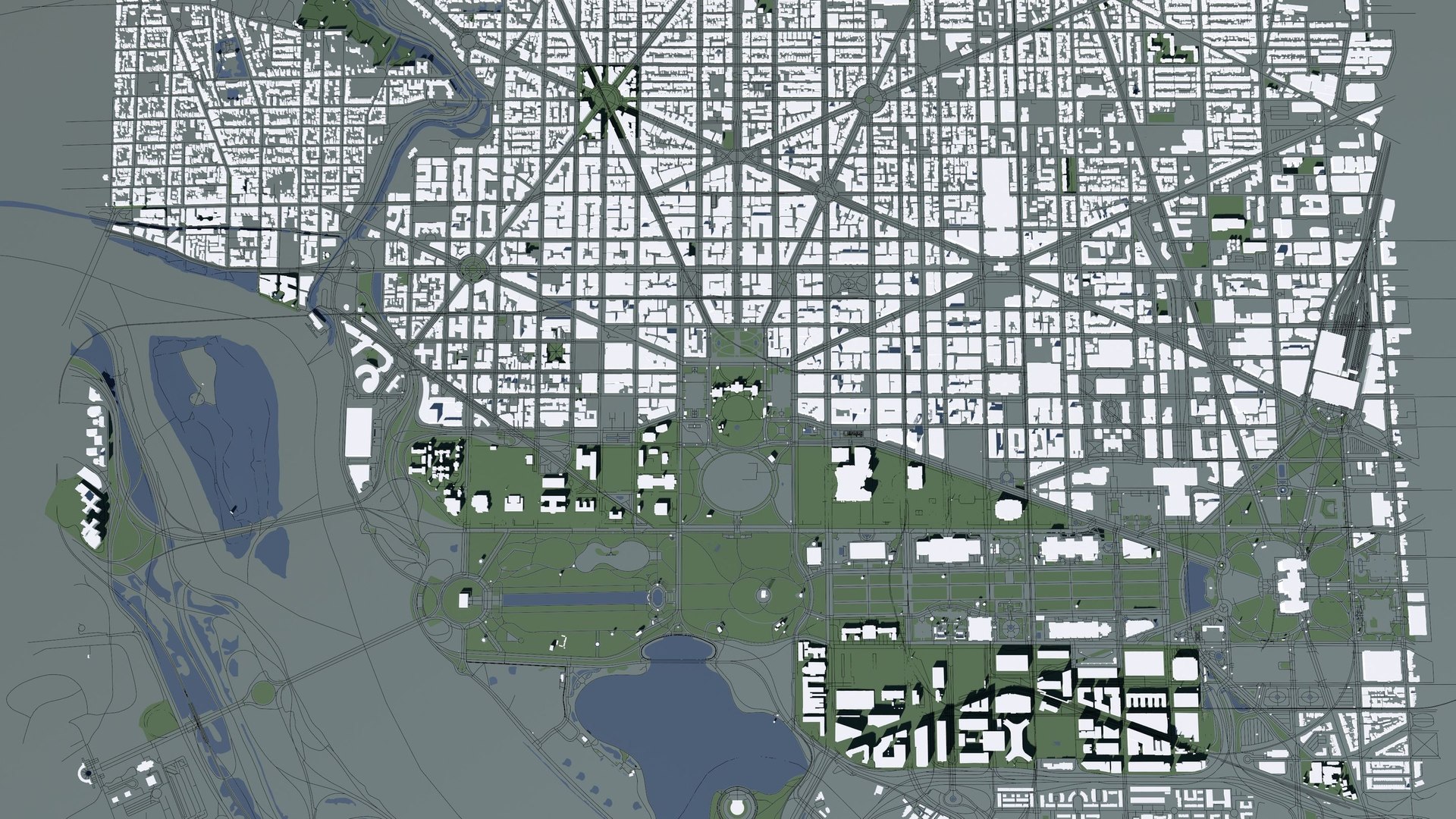 3D Map USA - Washington Model - TurboSquid 1970872