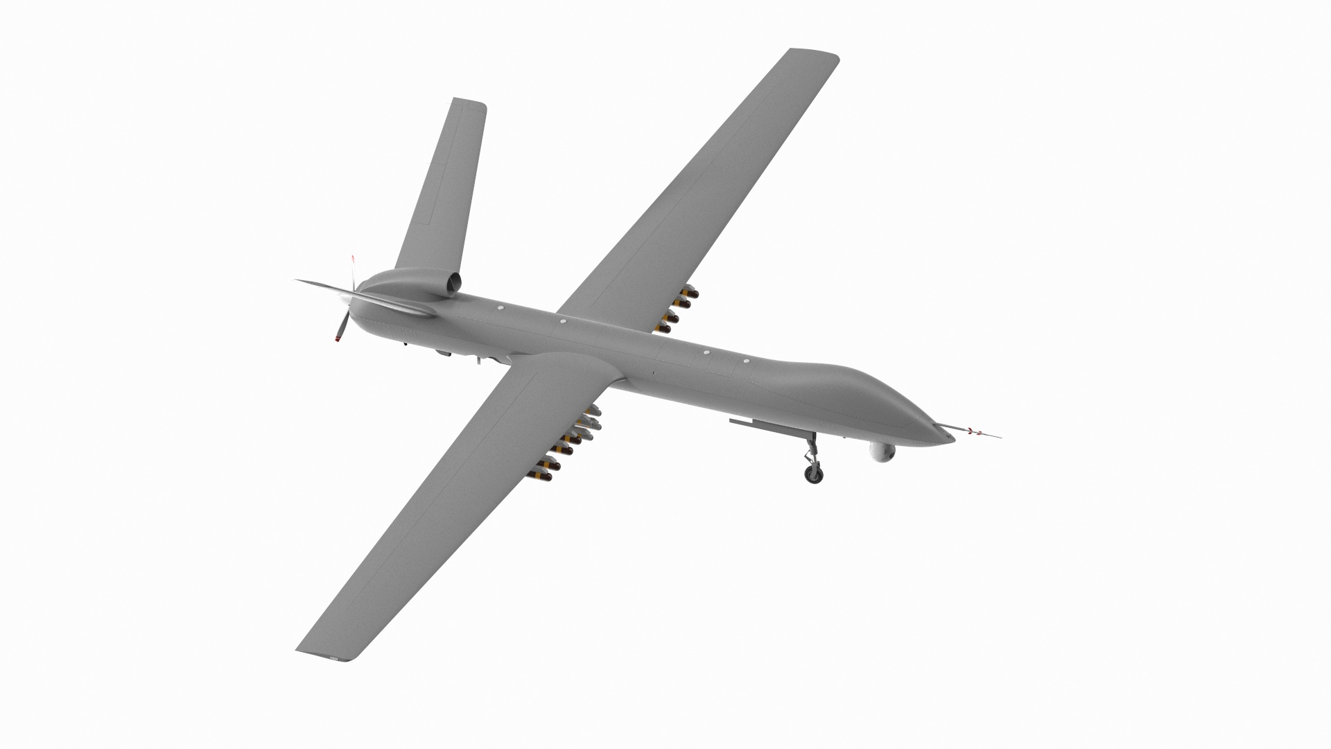 Hunter Killer Surveillance UAV Rigged Model - TurboSquid 1942206