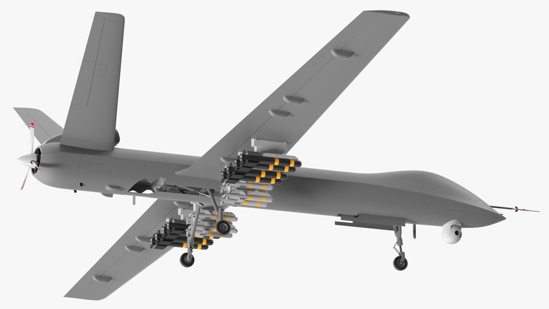 Hunter Killer Surveillance UAV Rigged Model - TurboSquid 1942206
