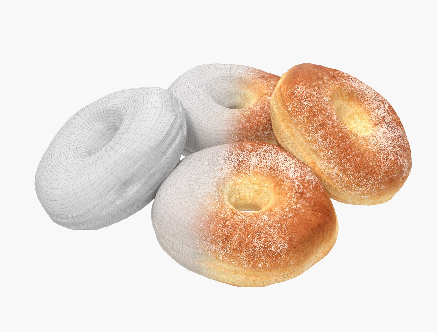 Donuts 3D Model - TurboSquid 1520661