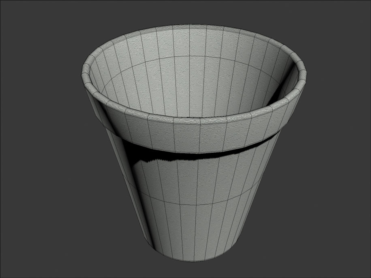 free styrofoam cup 3d model
