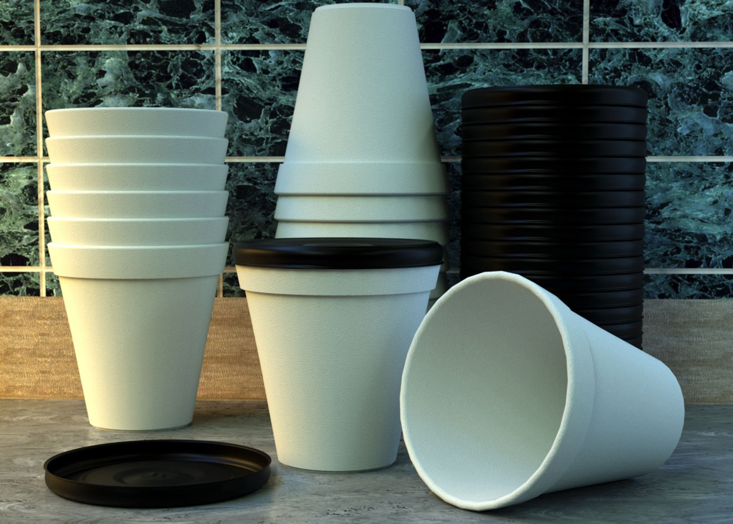 Free Styrofoam Cup 3d Model