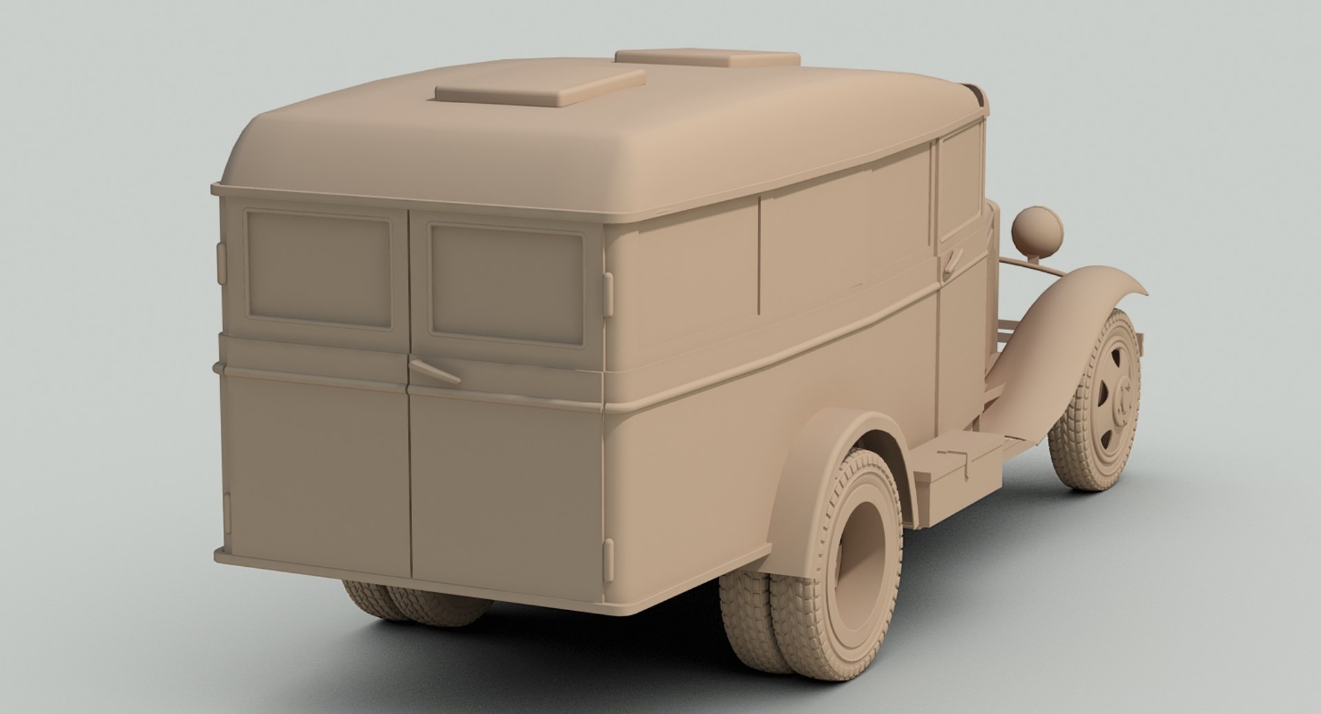 3D Soviet Gaz 55 Military Ambulance - TurboSquid 1156912