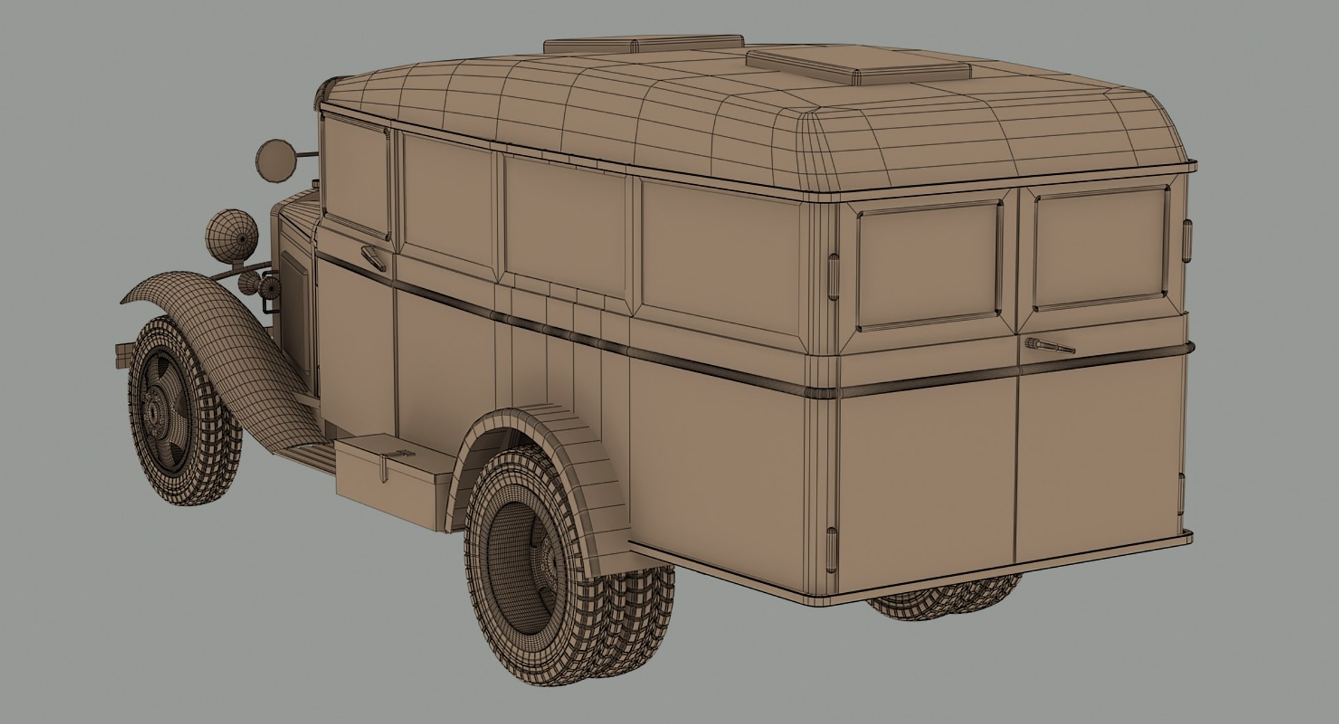 3D Soviet Gaz 55 Military Ambulance - TurboSquid 1156912