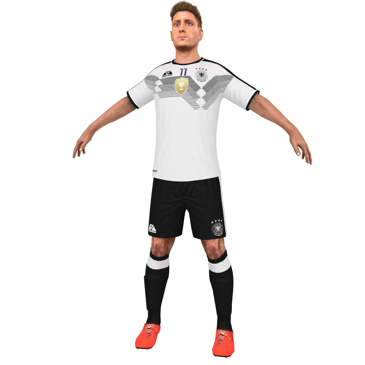 3D rigged marco reus 2018 model - TurboSquid 1288925