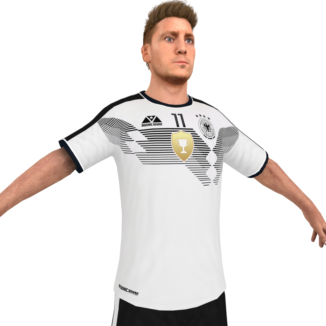 3D rigged marco reus 2018 model - TurboSquid 1288925