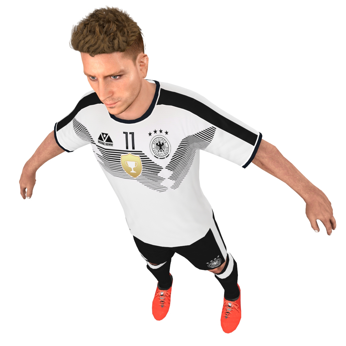 3D rigged marco reus 2018 model - TurboSquid 1288925