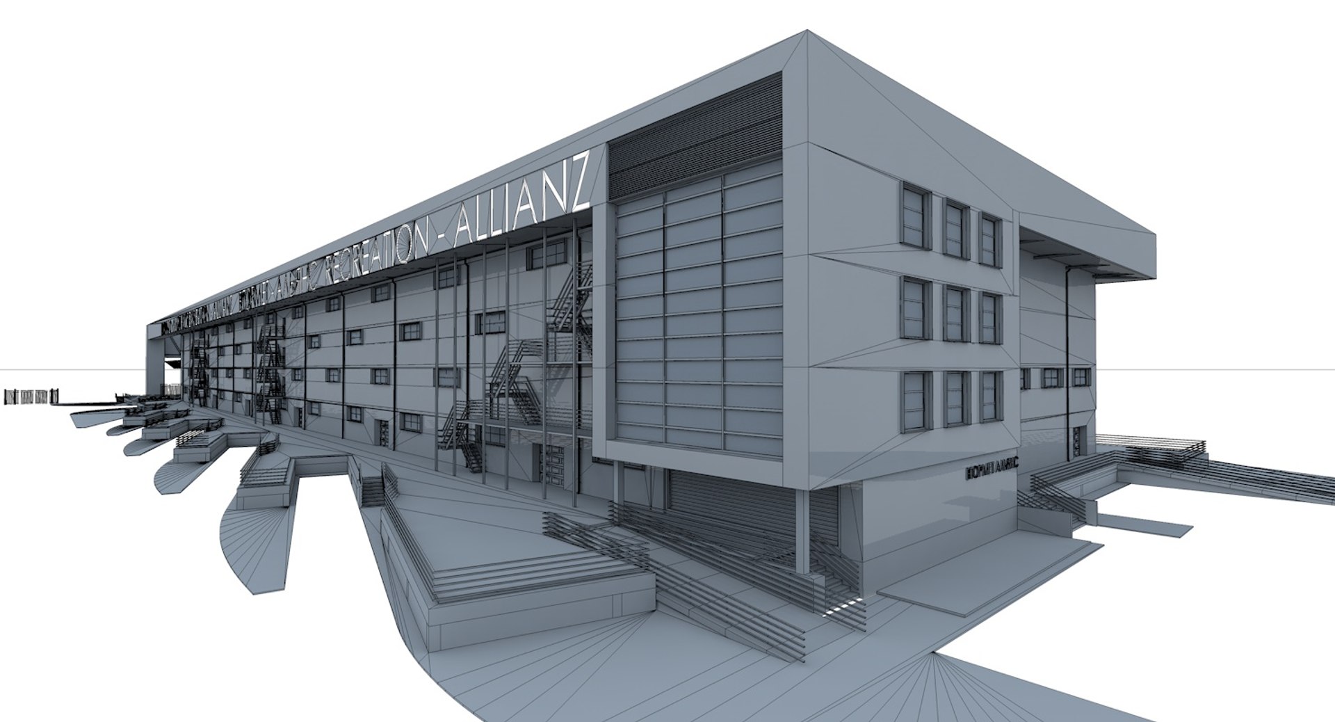 3d Department Warehouse Model