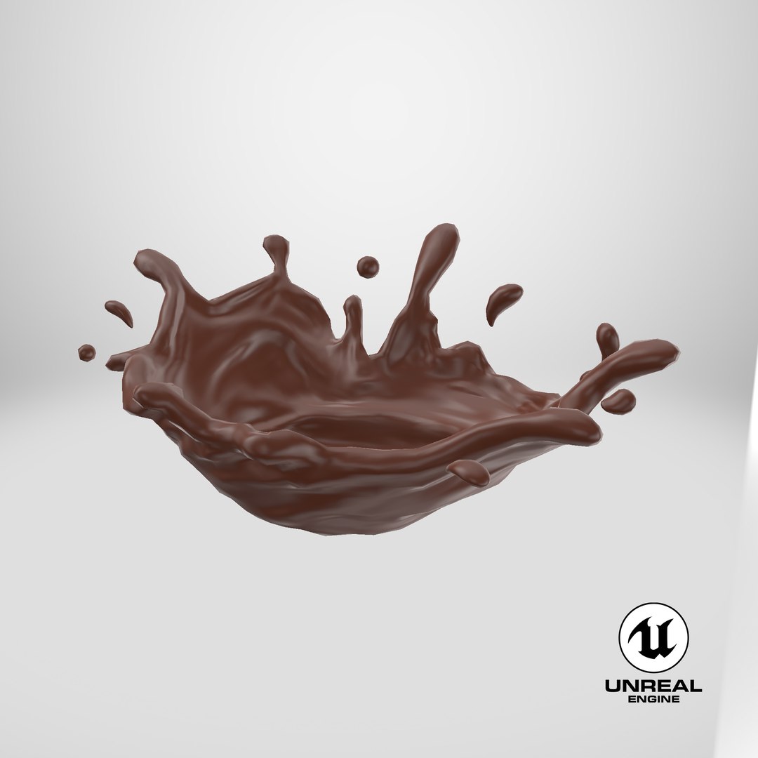 Free Chocolate Splash Free 005 3D Model - TurboSquid 2272391