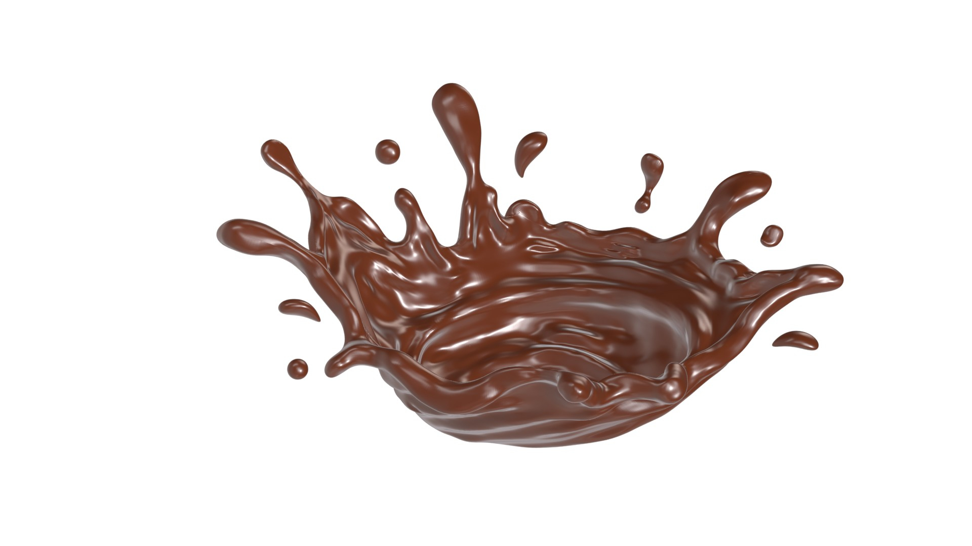 Free Chocolate Splash Free 005 3D Model - TurboSquid 2272391