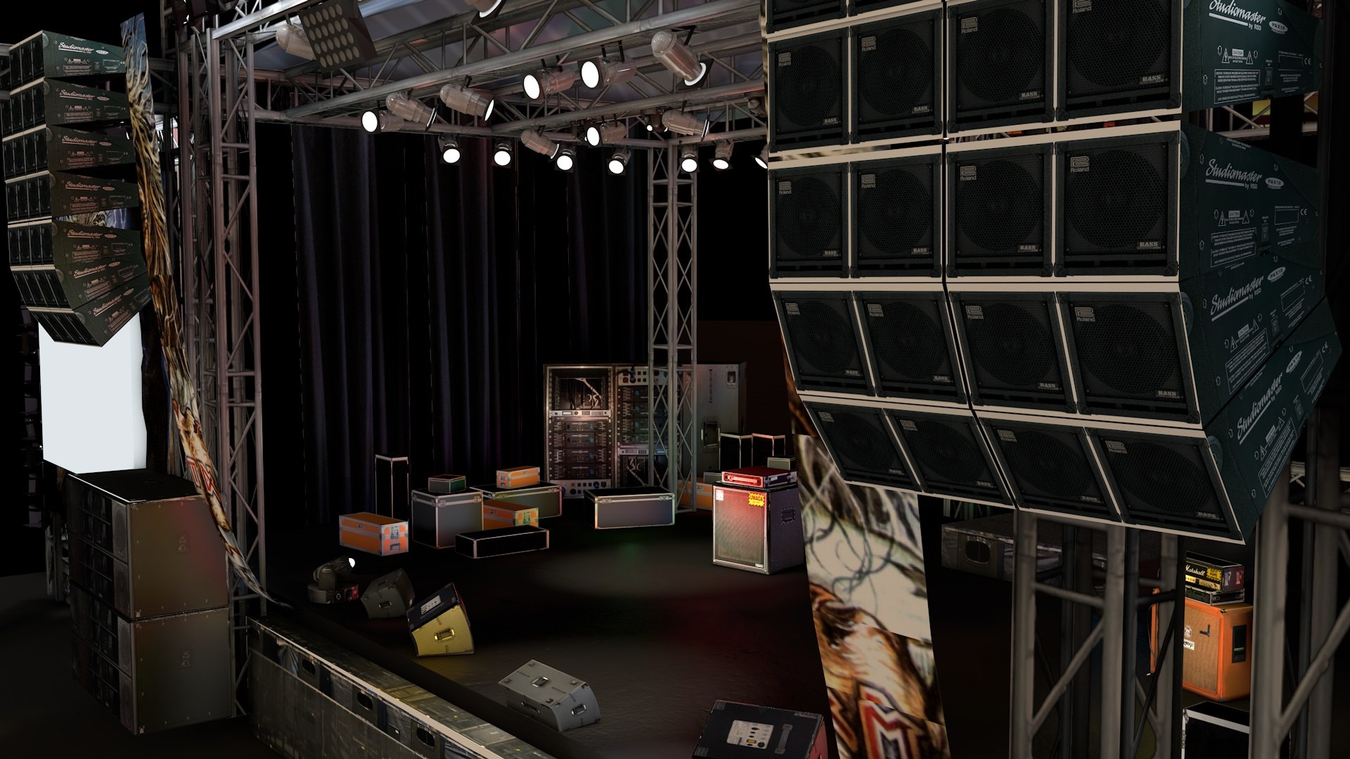 Cinema4d Concert Stage