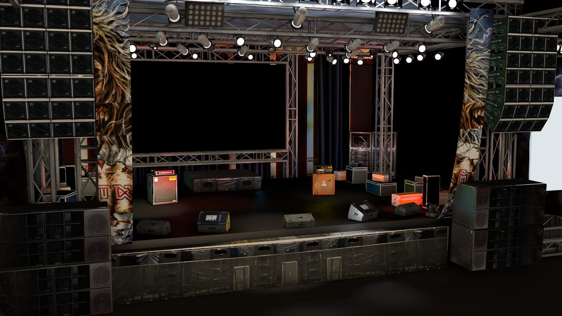 Cinema4d Concert Stage