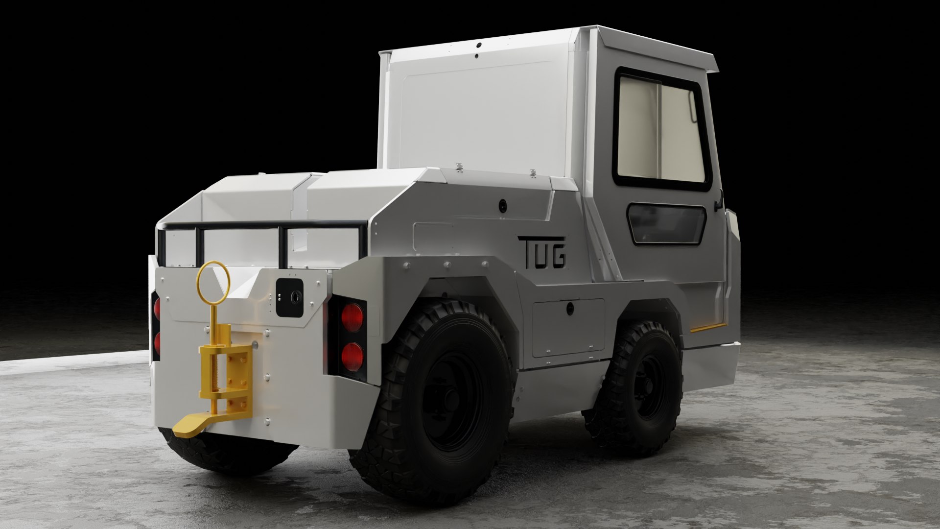 Airport Tug Tractor For Transporting Passenger Luggage Model ...