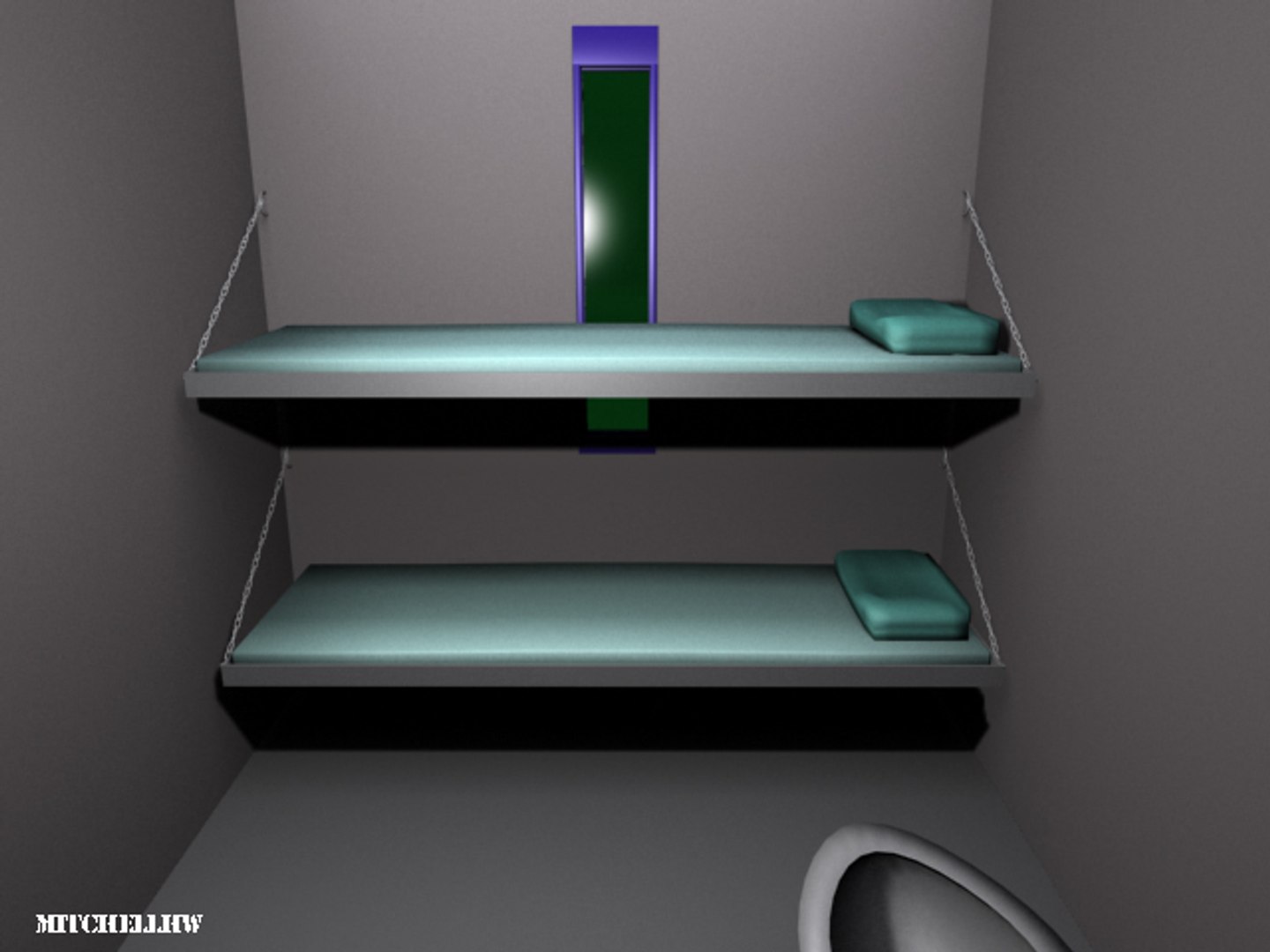 3d Model Of Precast Cell Module Prison Jail
