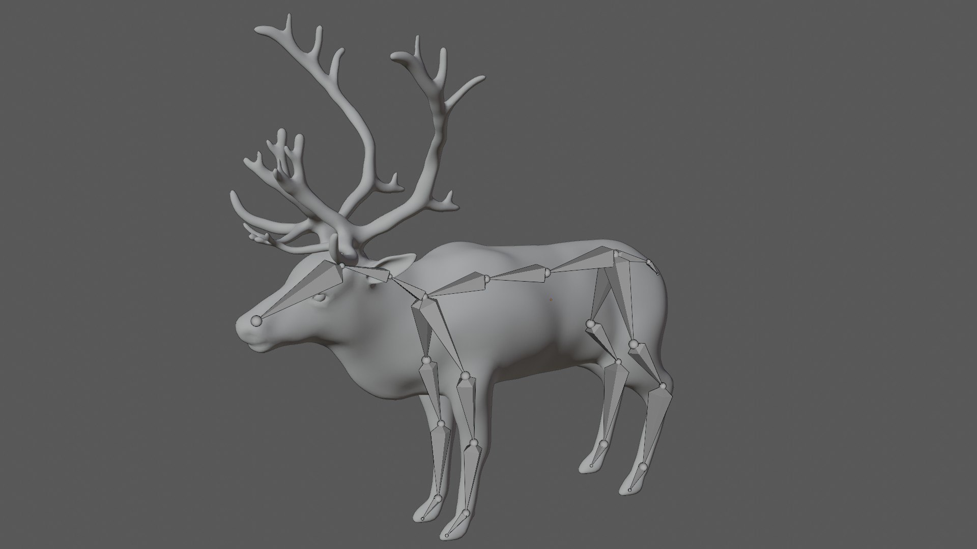 3D Rigged Low Poly Reindeer Model - TurboSquid 1812514