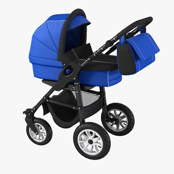3d 3ds perambulator baby mother