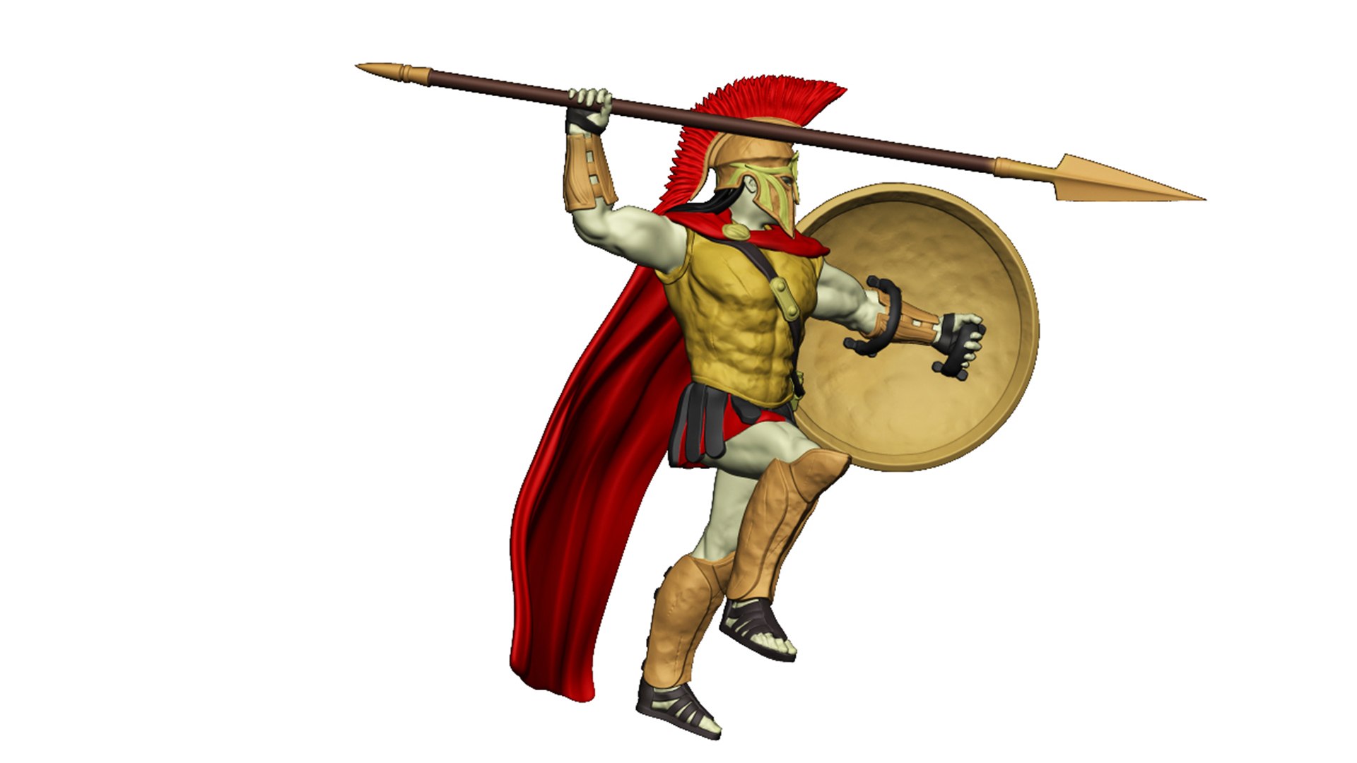 Spartan 14 Third Set Heavy Spartan Army 3D - TurboSquid 2312874