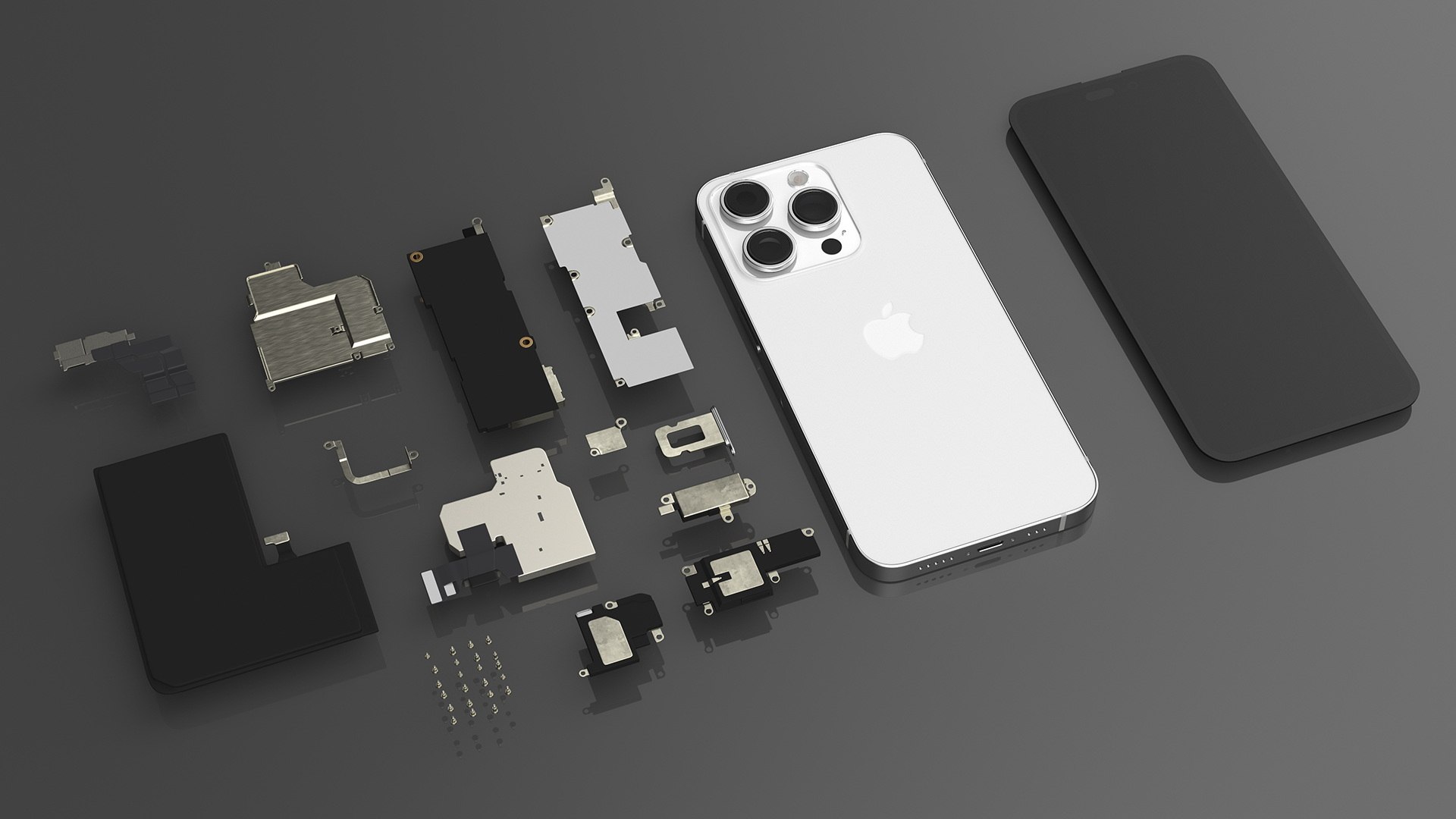 IPhone 14 Pro Fully Disassembled 3D model - TurboSquid 2097506