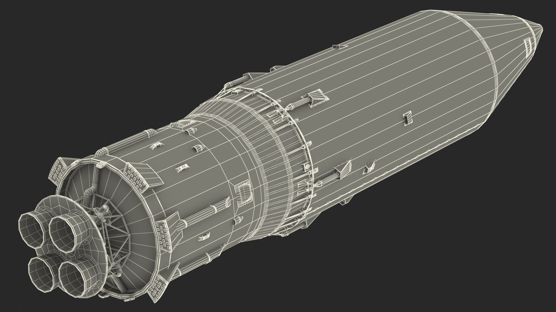 Angara Stage 2 3D - TurboSquid 1745080