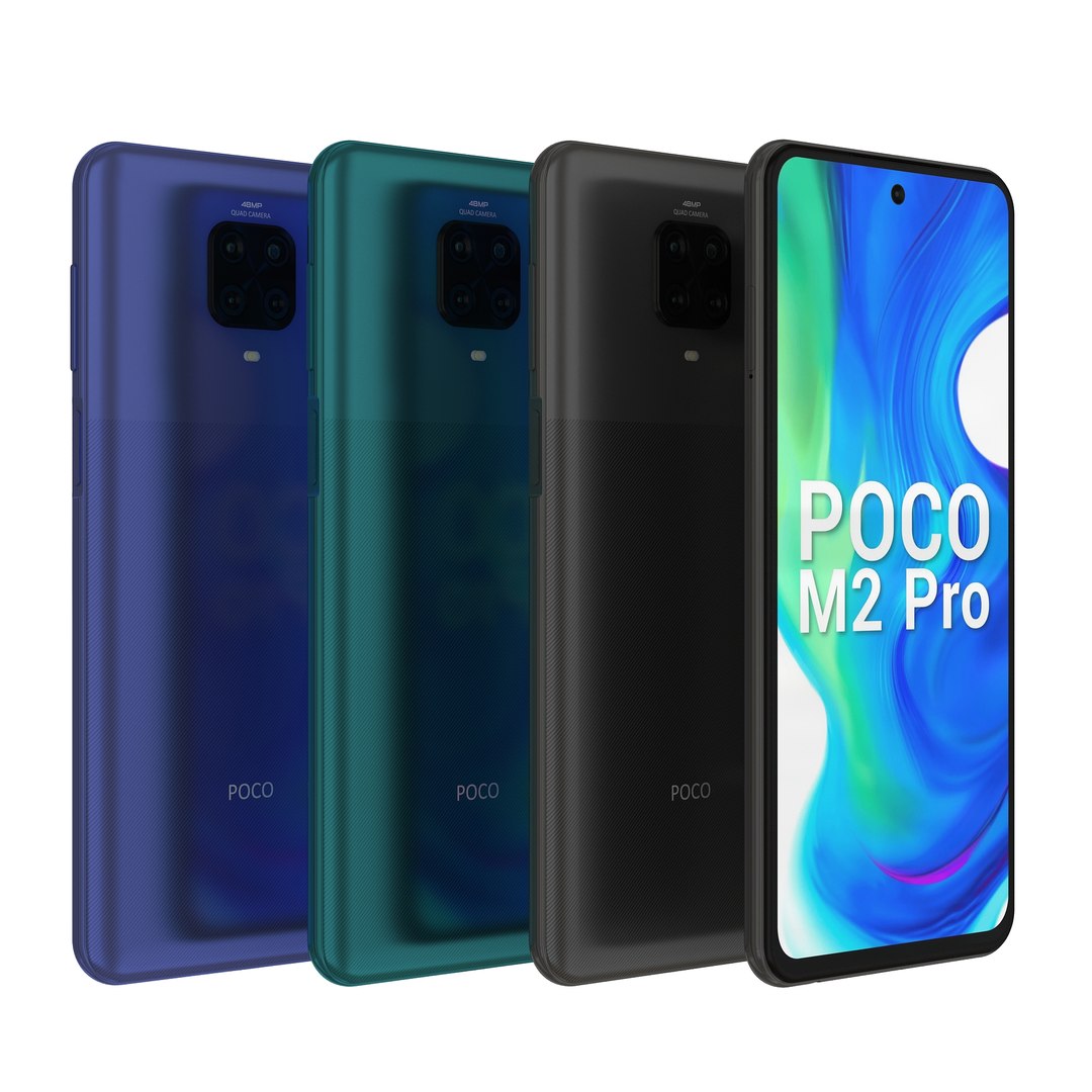 Xiaomi Poco M2 Pro 3D Model - TurboSquid 1588506