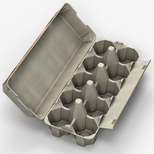 egg box 3d model