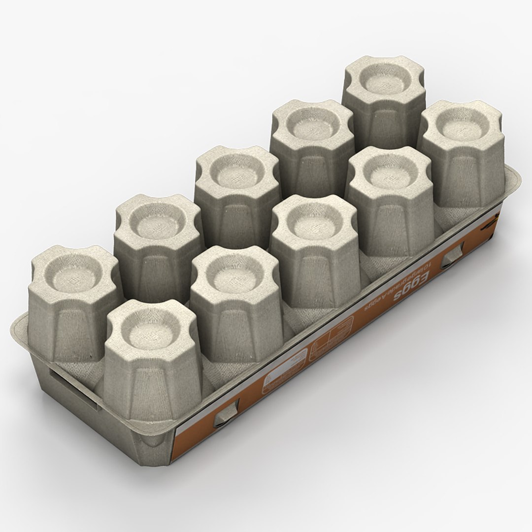 Egg Box 3d Model