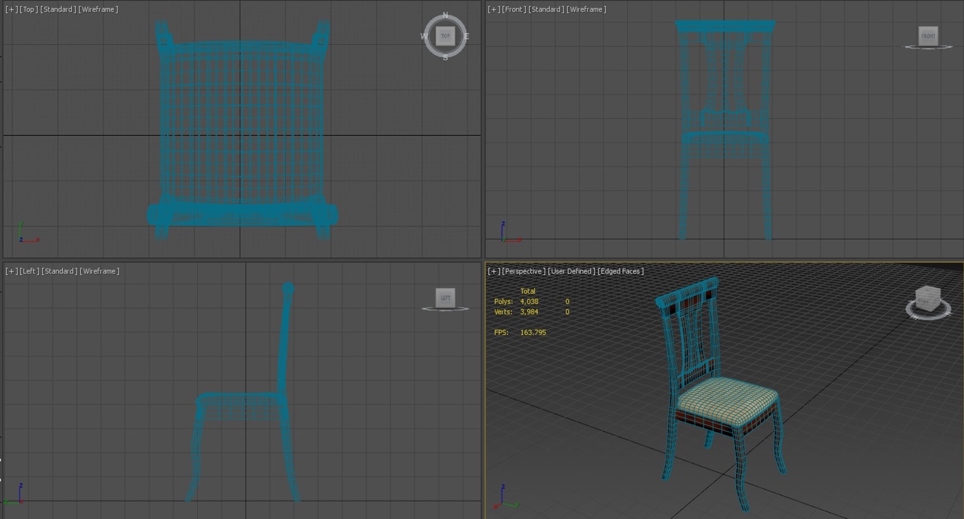 Chair 4 3D Model - TurboSquid 2179217