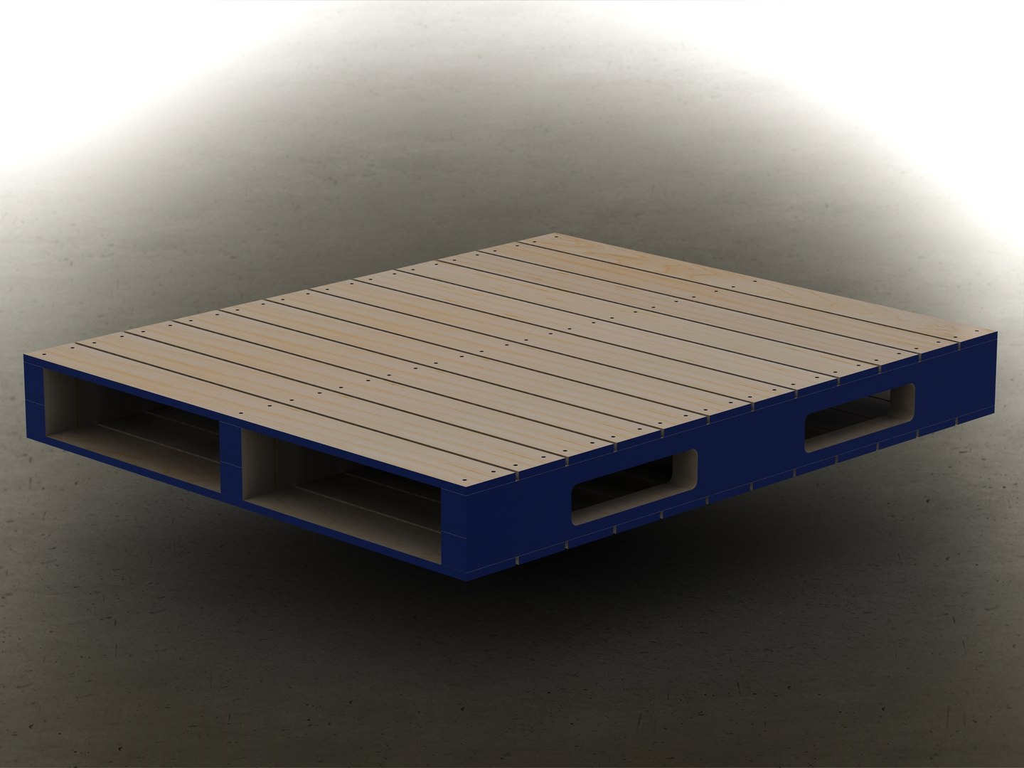 3D Wood Block Pallet 48 X 40 In Model - TurboSquid 2176126